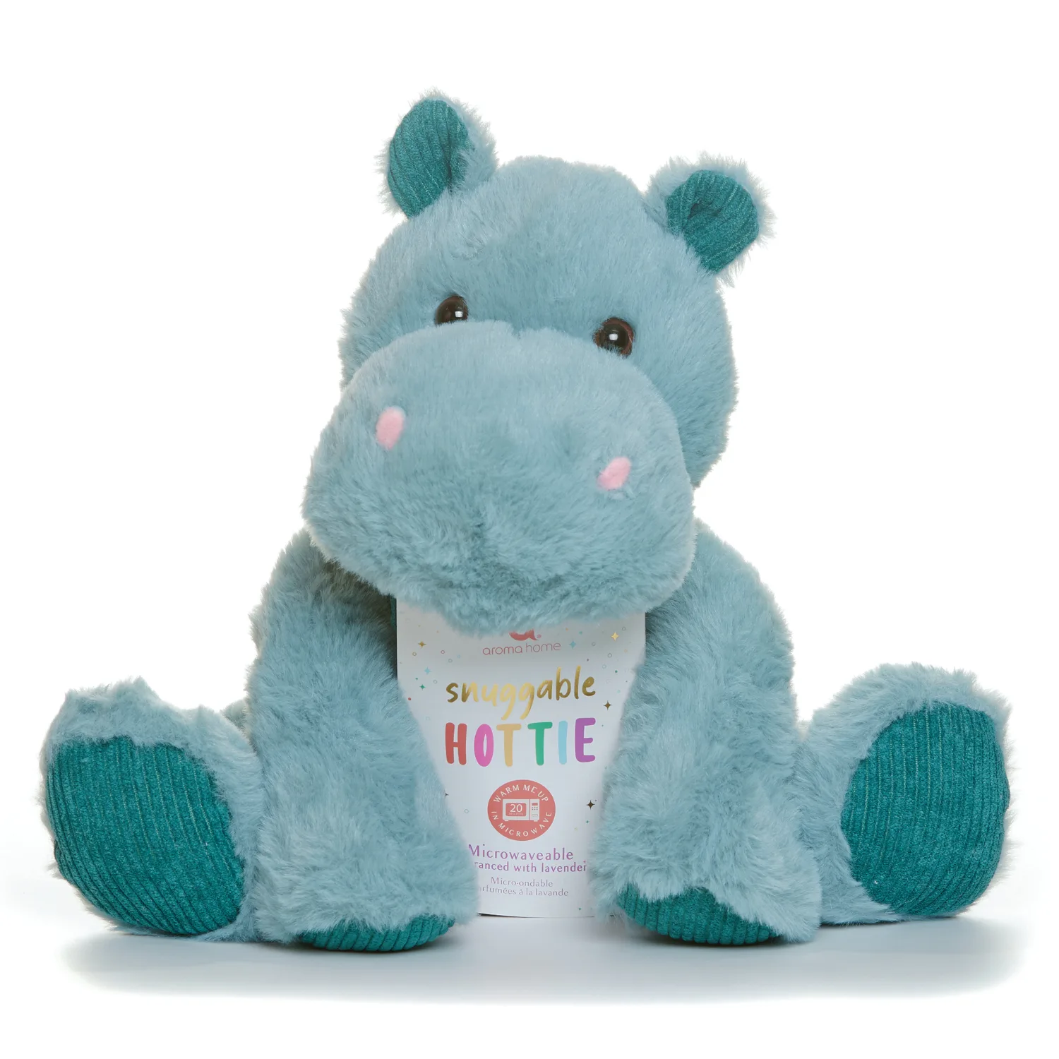 Snuggable Hottie Hippo by Aroma Home - Lighthouse Toys