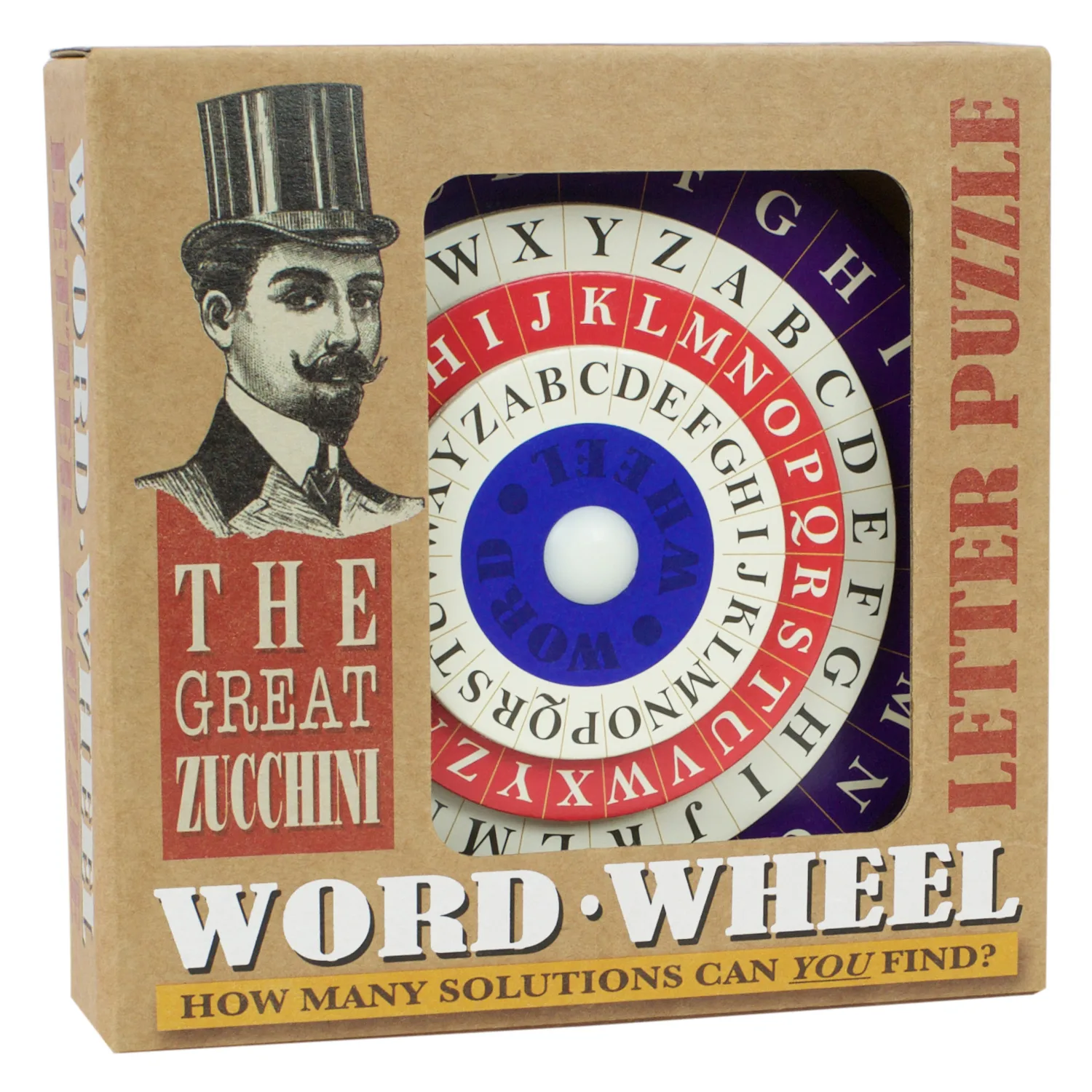 IQ Zucchini Wheel Puzzle Words by Cheatwell Games - Lighthouse Toys
